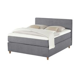 Jette Home Boxspringbett Jette Flex ¦ grau ¦ Maße (cm): B: 205 H: 120,5