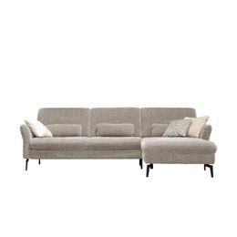 meinSofa Ecksofa Cord DANTE ¦ grau ¦ Maße (cm): B: 280 H: 91 T: 179