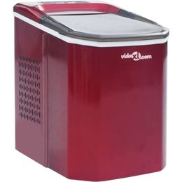 Eiswürfelbereiter Rot 1,4 L 15 kg / 24 h vidaXL