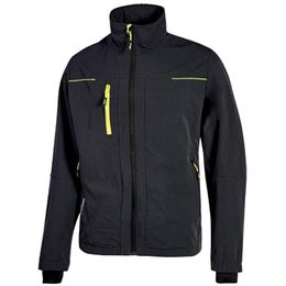 U-Power - Softshelljacke Pluton schwarz carbon xl - schwarz carbon