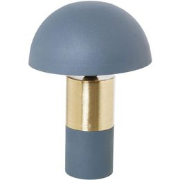 Fijalo - Blue Emaille Metall Tischlampe, 1x27 max.25W nicht inc ° 31x40cmpour alle Stile, um dem Haus eine Note zu verleihen