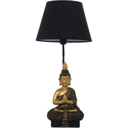 Buddha -Harztischlampe+92271,1x27, max.40W nicht enthalten 28x60 cm, Buddha -Basi