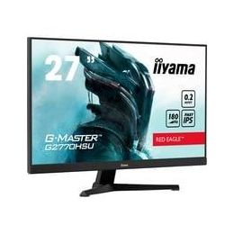 iiyama G-Master G2770HSU-B6 Red Eagle, Gaming-Monitor 68.6 cm (27 Zoll), schwarz (matt), FullHD, Fast IPS, Adaptive-Sync, 180Hz Panel