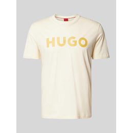 Hugo T-Shirt mit Label-Print Modell 'DULIVIO'