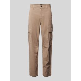 BOSS Orange Cargohose mit Label-Patch Modell 'Sisla'