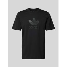 adidas originals T-Shirt mit Label-Print