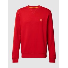 BOSS Orange Sweatshirt mit Label-Patch Modell 'WESTART'