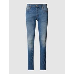 Jack & Jones Stone Washed Low Rise Slim Fit Jeans