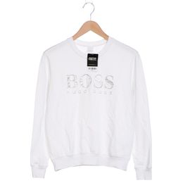 BOSS Orange Damen Sweatshirt, weiß, Gr. 36