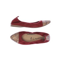 Tamaris Damen Ballerinas, rot, Gr. 36