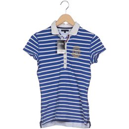 Tommy Hilfiger Damen Poloshirt, blau, Gr. 36