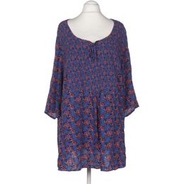 Ulla Popken Damen Bluse, blau, Gr. 58