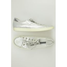 Paul Green Damen Sneakers, silber, Gr. 7