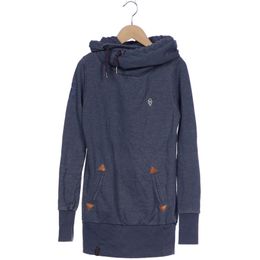 Naketano Damen Kapuzenpullover, blau, Gr. 34