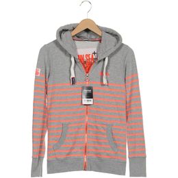 Superdry Damen Kapuzenpullover, grau, Gr. 38