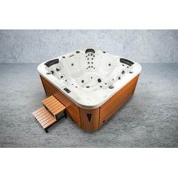 American Outdoor Whirlpool Torina Sterling Silver / Teak 215x215cm