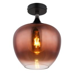 Globo Maxy Deckenleuchte Chrom, Schwarz, 1-flammig