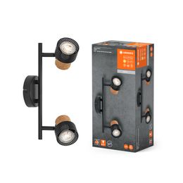LEDVANCE Decor Spot Deckenleuchte Schwarz, 2-flammig