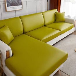Yifulin Wasserdichte Sofa-Sitzkissenbezüge Aus Pu-Leder, Sofabezüge, Stuhlbezug Für Sitzer, Ersatzschutz Für Wohnzimmer