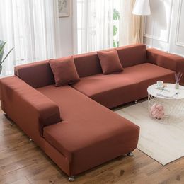 Wtempo Samt-Plüsch-Sofabezug In L-Form Für Wohnzimmer, Elastisch, Für Möbel, Couch, Schonbezug, Chaiselongue, Ecksofabezug, Stretch