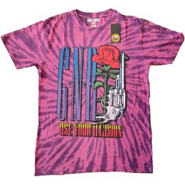 Guns N Roses Unisex-Erwachsene Uyi Pistol Tie Dye T-Shirt
