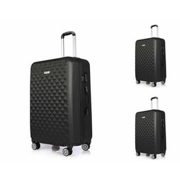 3er Set "Diamond" ABS Hartschalenkofferset Trolley Koffer