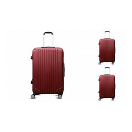 3-tlg "Travel" ABS Hartschalenkofferset Trolley Zahlenschloss