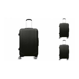 3-tlg "Travel" ABS Hartschalenkofferset Trolley Zahlenschloss