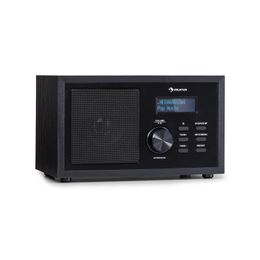 Auna Ambient DAB+/FM Radio BT 5.0 AUX-In LC-Display Wecker Eieruhr Schwarz