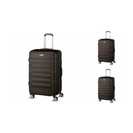 3-Teilig "Travelstar" ABS Hartschalenkofferset Trolley Koffer