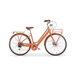 MBM Elektro-Citybike LA RUE 2.0, peach orange