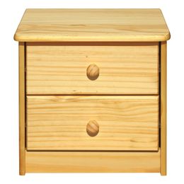 Dynamic24 Kommode Kiefer massiv Schubladenschrank Sideboard Wohnzimme Schrank natur