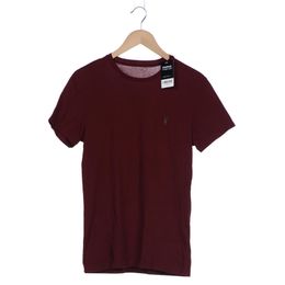 AllSaints All Saints Herren T-Shirt, bordeaux, Gr. 46