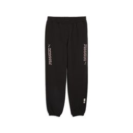 Sporthose Puma "Scuderia Ferrari Race Statement Hose Herren" Gr. M, Normalgrößen, schwarz (black) Herren Hosen