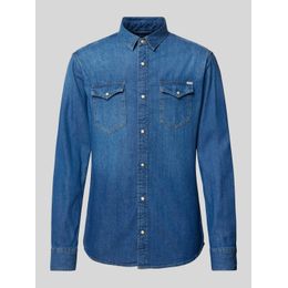 Jack & Jones Slim Fit Freizeithemd mit Kentkragen Modell 'ESHERIDAN'