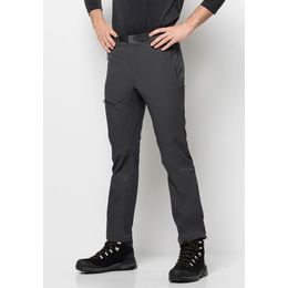 Softshellhose Jack Wolfskin "HOLDSTEIG PANTS M" Gr. 58, Normalgrößen, schwarz (black) Herren Hosen