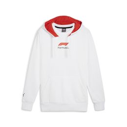 Hoodie Puma "F1 Graphic Herren" Gr. L, weiß (white) Herren Sweatshirts Sportbekleidung