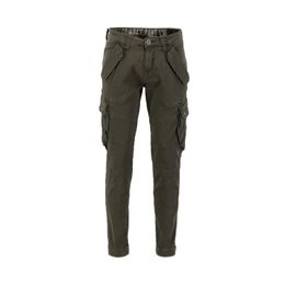 Cargohose Alpha Industries "Alpha Industries Men - Pants Combat Pant LW" Gr. 28, Normalgrößen, grau (greyblack) Herren Hosen