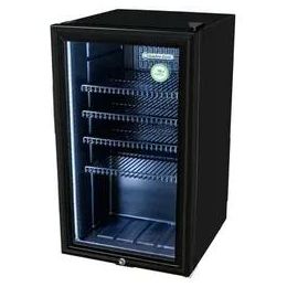 Gastro-Cool KW90 Getränkekühlschrank 88 Liter schwarz/schwarz, LED