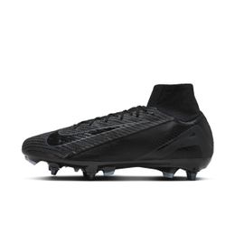 Nike Mercurial Superfly 10 Elite SG-Pro High-Top-Fußballschuh - Schwarz