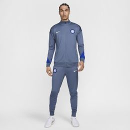 Inter Mailand Strike Nike Dri-FIT Fußball-Trainingsanzug aus Strickmaterial (Herren) - Blau