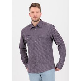 DEPROC Active Outdoorhemd »DENVER E MEN« auch in Großen Größen erhältlich blue-red-check 6XL (64) - Normalgrößen Normalgrößen 6XL (64) Leichtes...