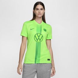 VfL Wolfsburg 2024/25 Stadium Home Nike Replica Fußballtrikot mit Dri-FIT-Technologie für Damen - Grün