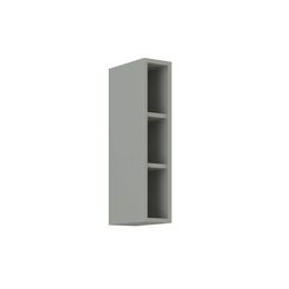 K&uuml;chen-Preisbombe H&auml;ngeschrank Regal 15 cm Bianca Grey Rose - Grau K&uuml;chenzeile K&uuml;chenblock