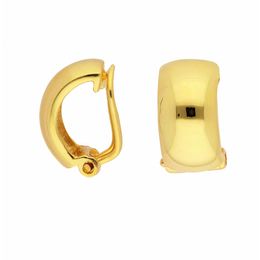 Adelia´s Paar Ohrclips ADELIA´S "Damen Goldschmuck 1 333 Gold Ohrringe / Ohrclips" Gr. Damen, Gelbgold 333, goldfarben (gold) Damen 333 Gold Goldschmuck für