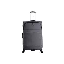 Koffer Saxoline "2 Tone" Gr. B/H/T: 46.5 cm x 77 cm x 28.5 cm, grau Koffer Trolleys aus Polyester-Material