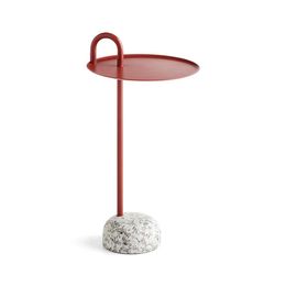 Hay - Bowler Beistelltisch, Ø 36 cm / H 70,5 cm, tile red