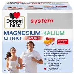 Doppelherz system Magnesium + Kalium Citrat Sport 40 St