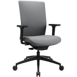 Topstar Bürostuhl Sitness AirWork G, PA40OMT3MT3 Stoff grau, Gestell schwarz