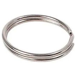 Pavo Schlüsselring Metall Silber 19 mm